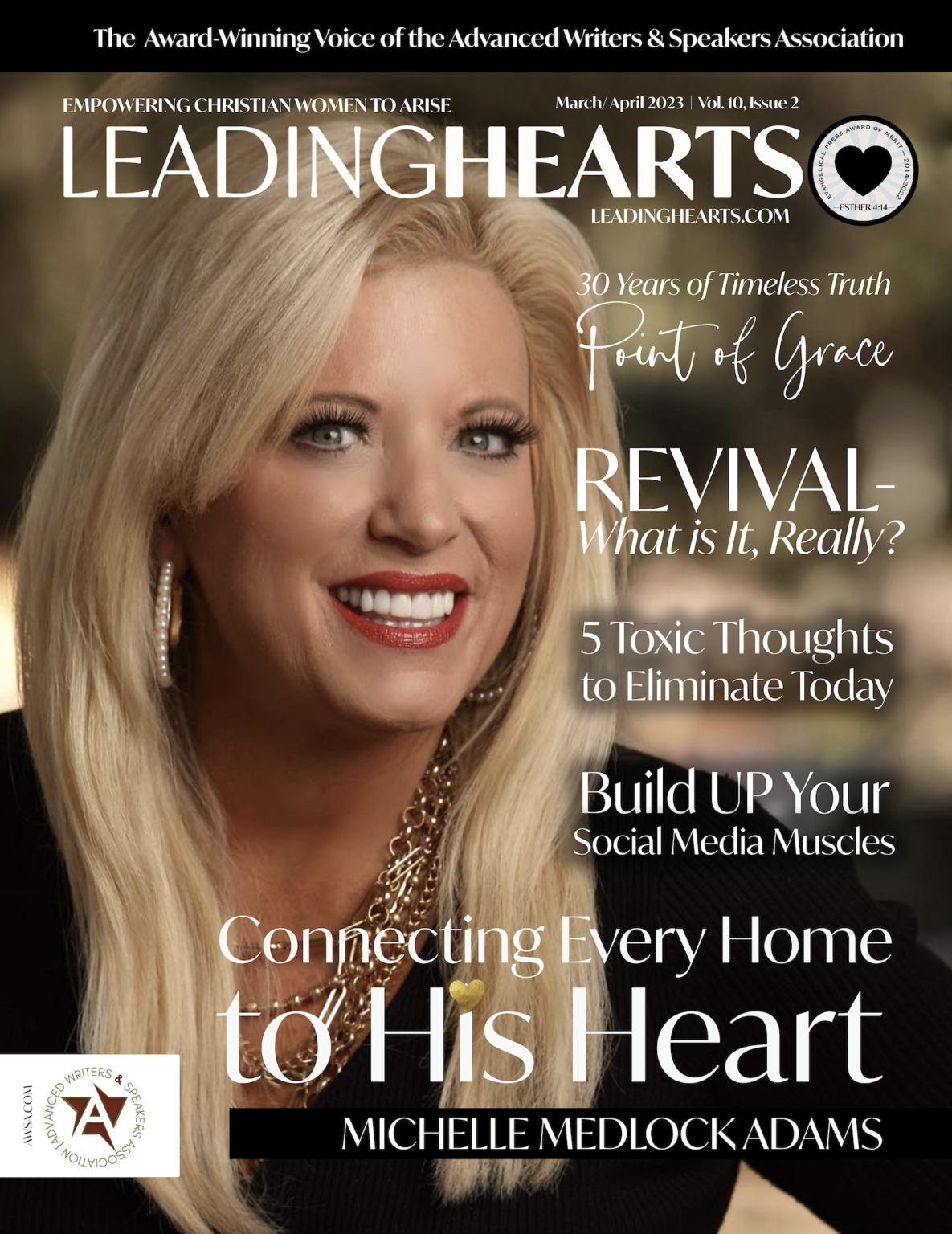 Spring 2023 Issue of Leading Hearts is Here! Michelle Medlock Adams ...